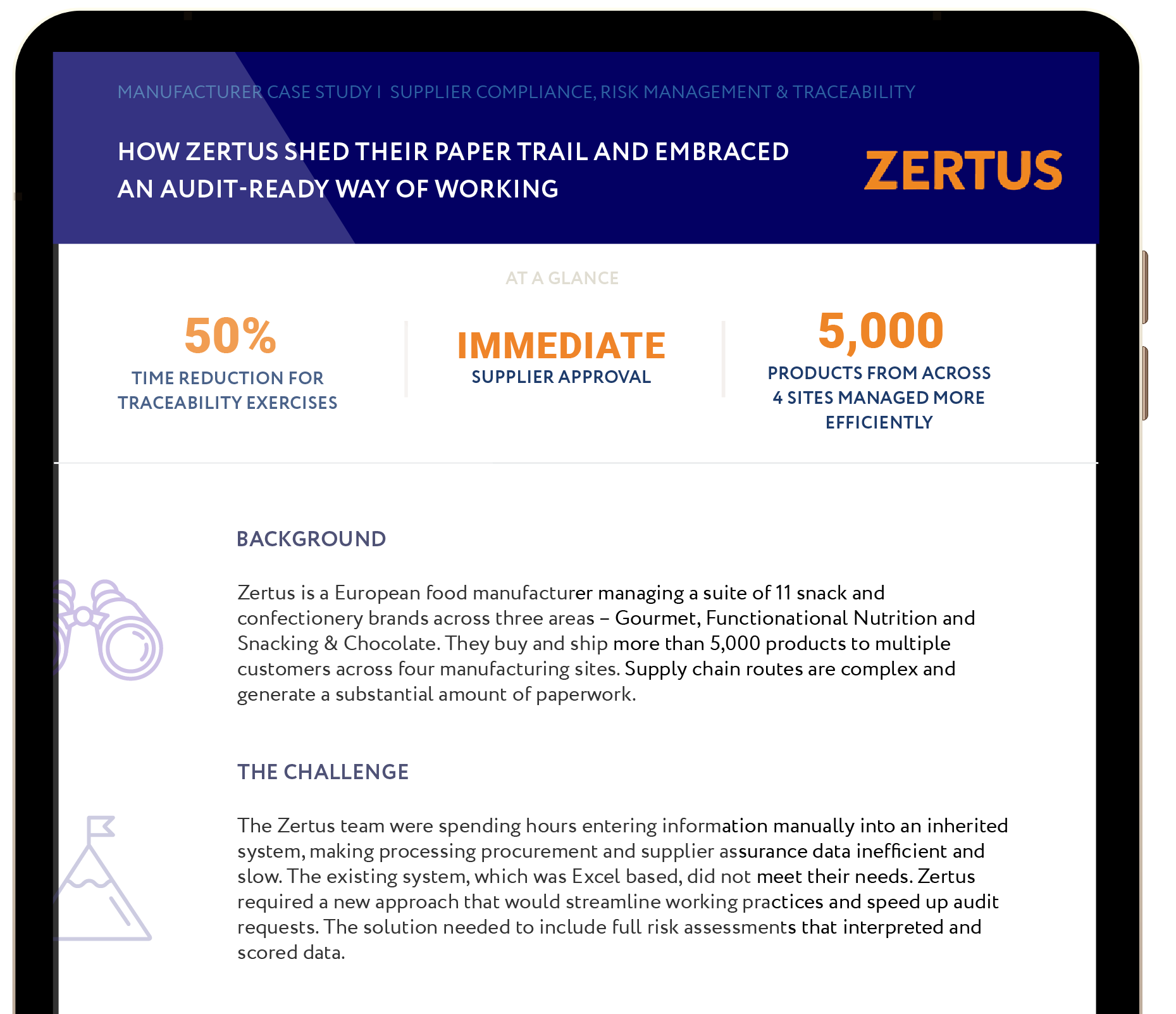 Foods Connected - Zertus Case Study